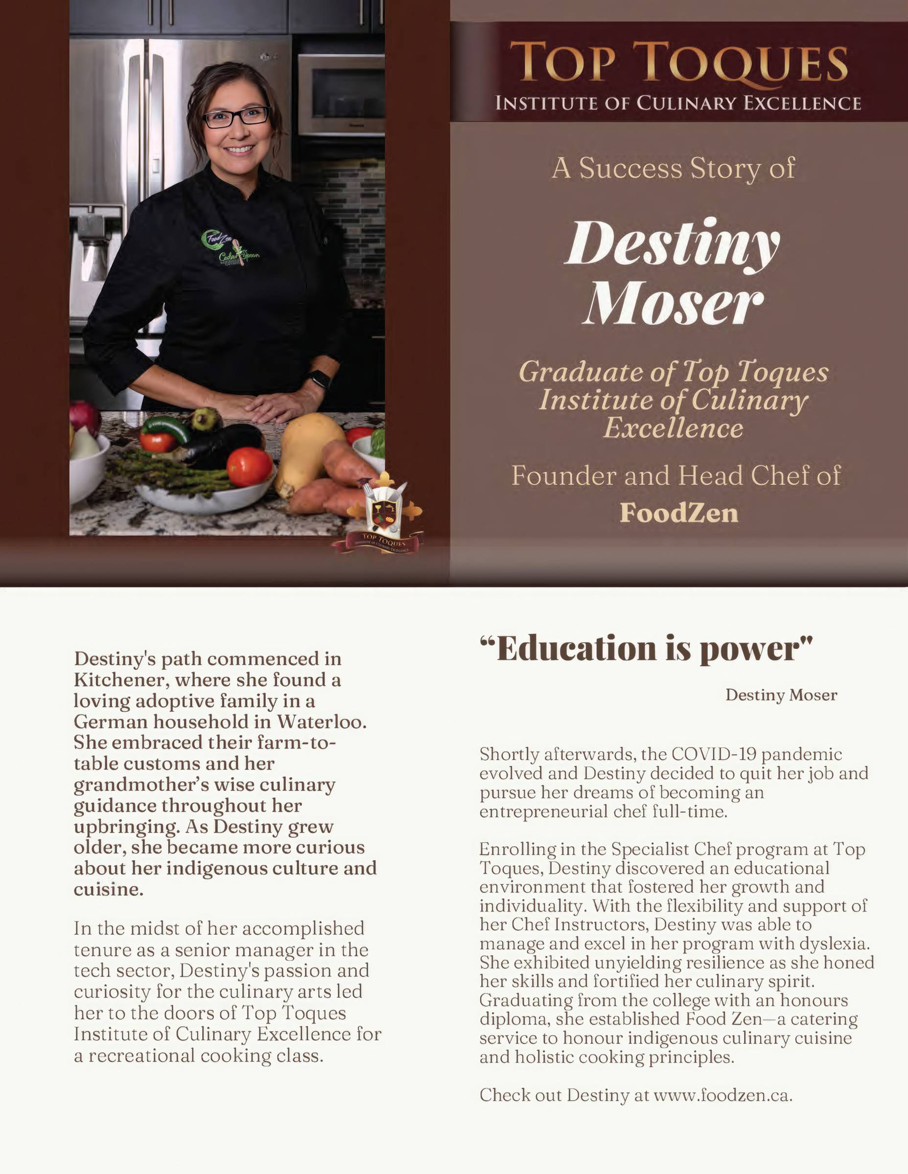 Student Success Stories - Top Toques